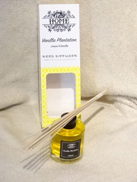 'Vanilla Plantation' Vanilla and Lemon Scent Reed Diffuser 120ml ...